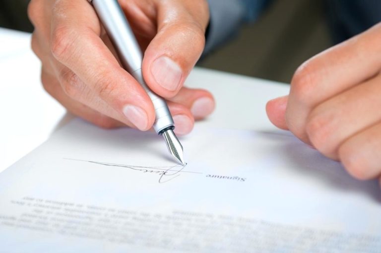 Signing a Letter - Law Advocate Group LLP Los Angeles California